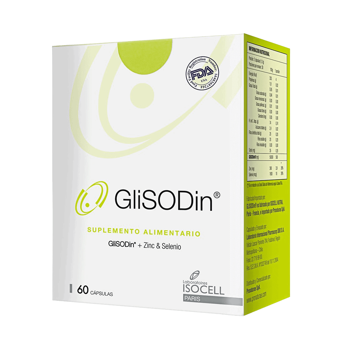 GliSODin Suplemento Alimenticio Antioxidante | Productos | Central Klinic